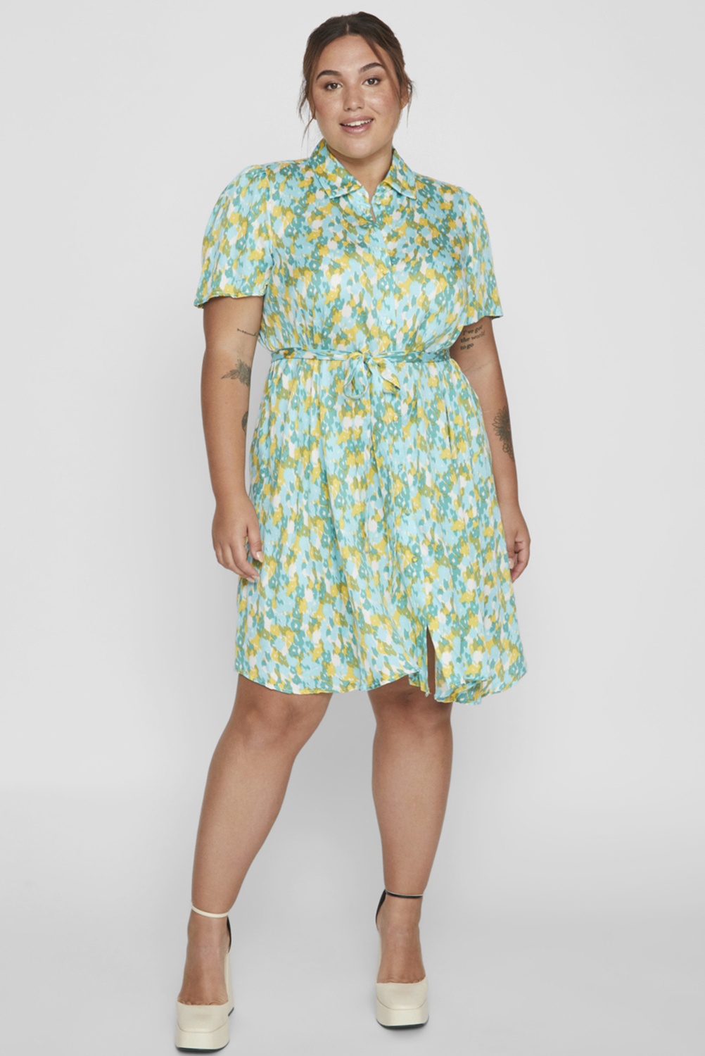 Grote maten damesmode | MATELOOS | grote maten Designers :: Clothing :: EVOKED VILA ECO jurk CORBA